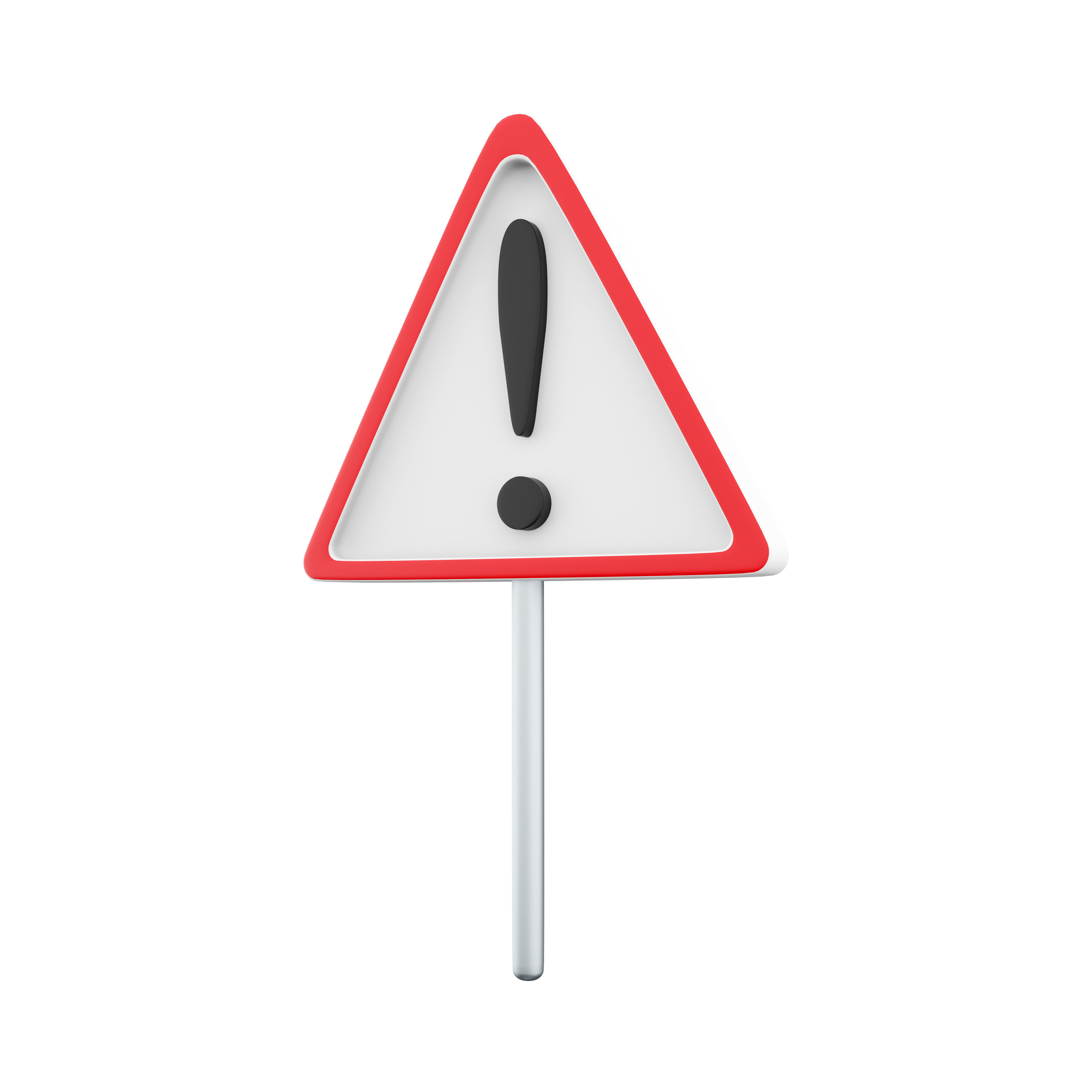 3d a street hazard sign 3D model | CGTrader