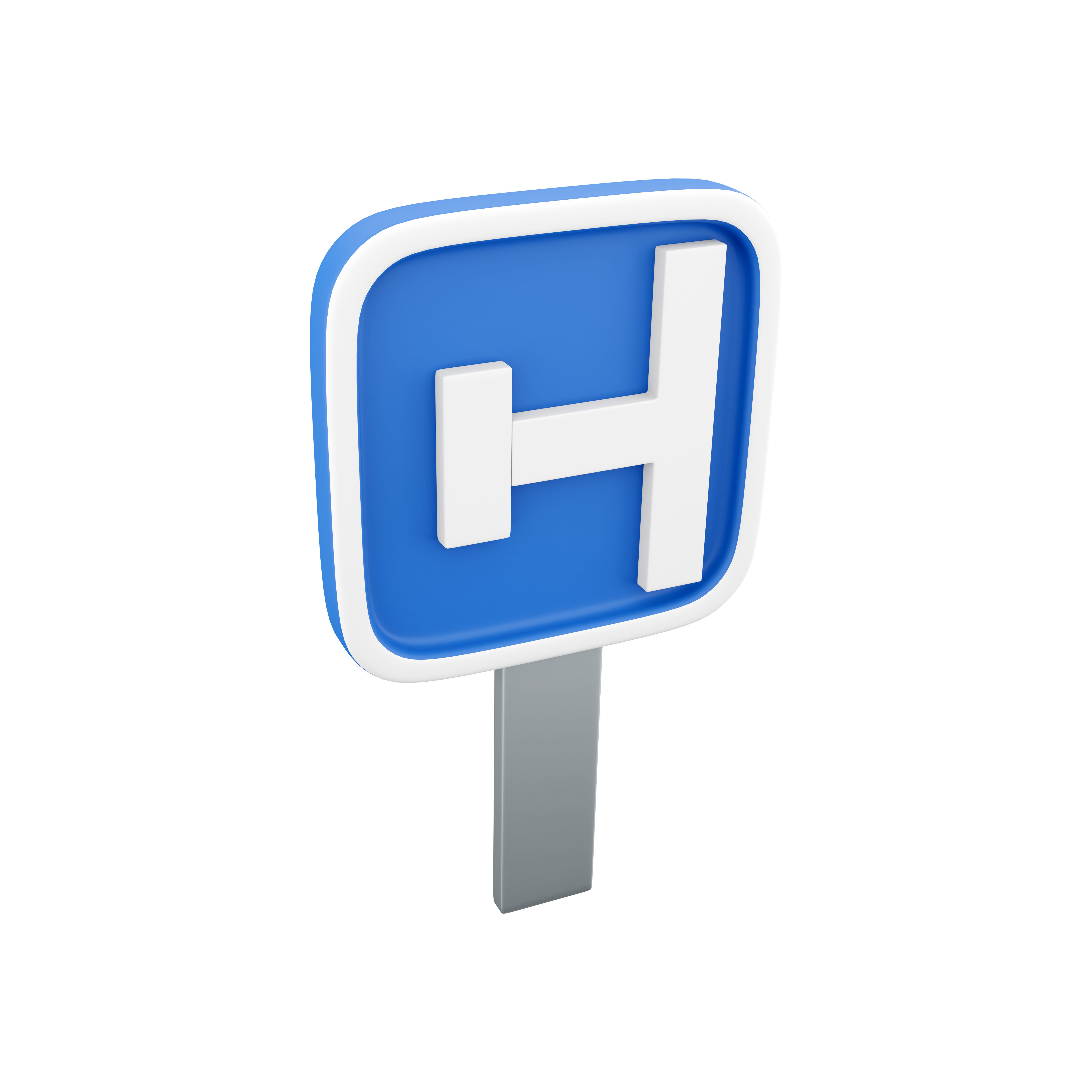 3d side road icon 3D model | CGTrader