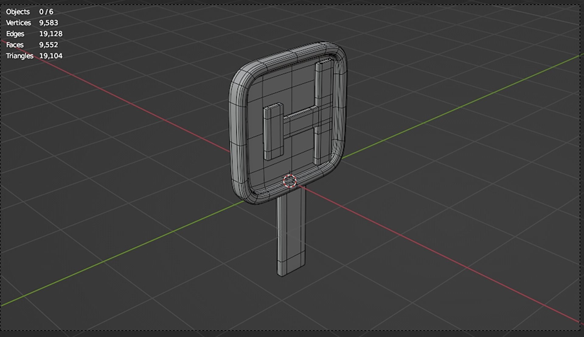3d side road icon 3D model | CGTrader