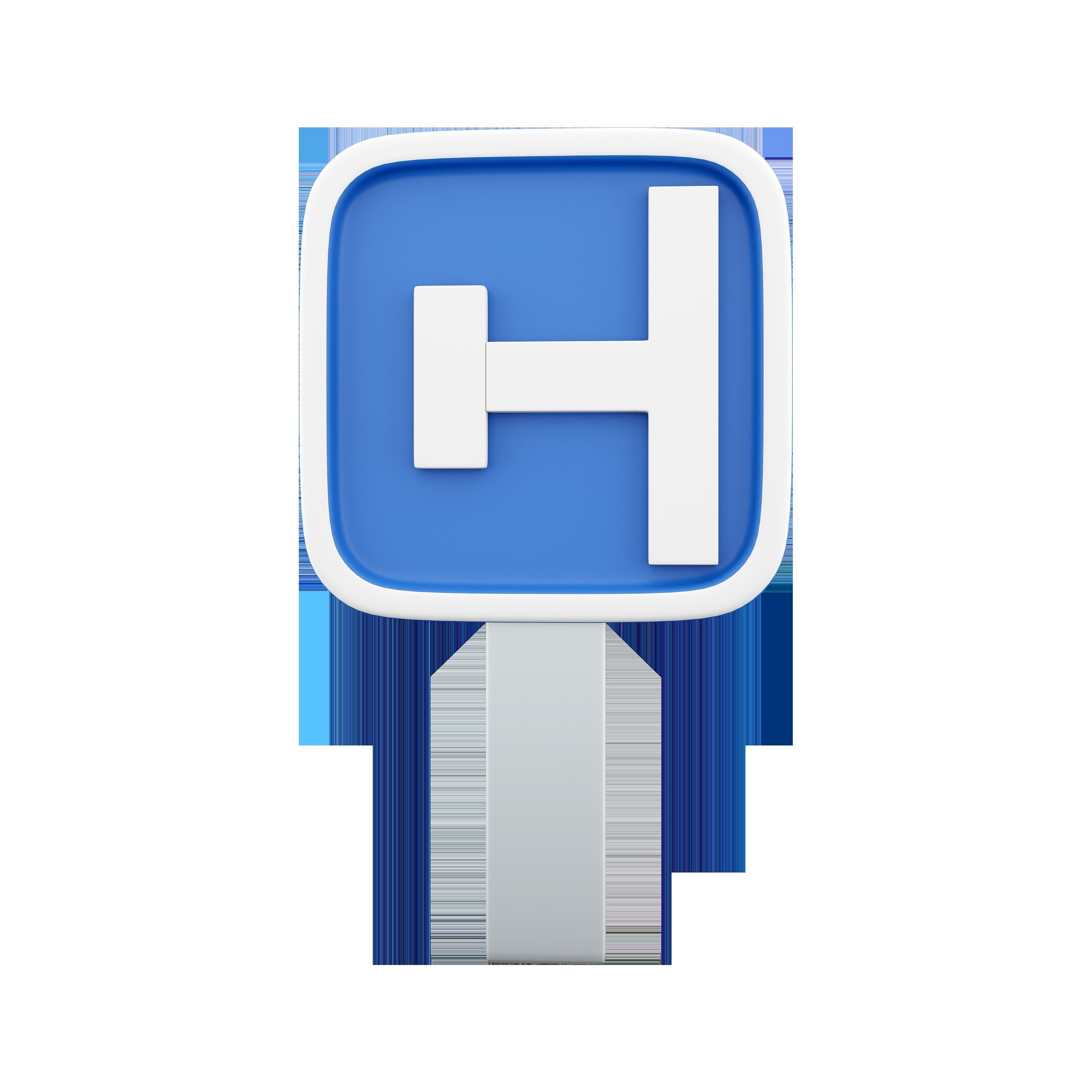 3d side road icon 3D model | CGTrader