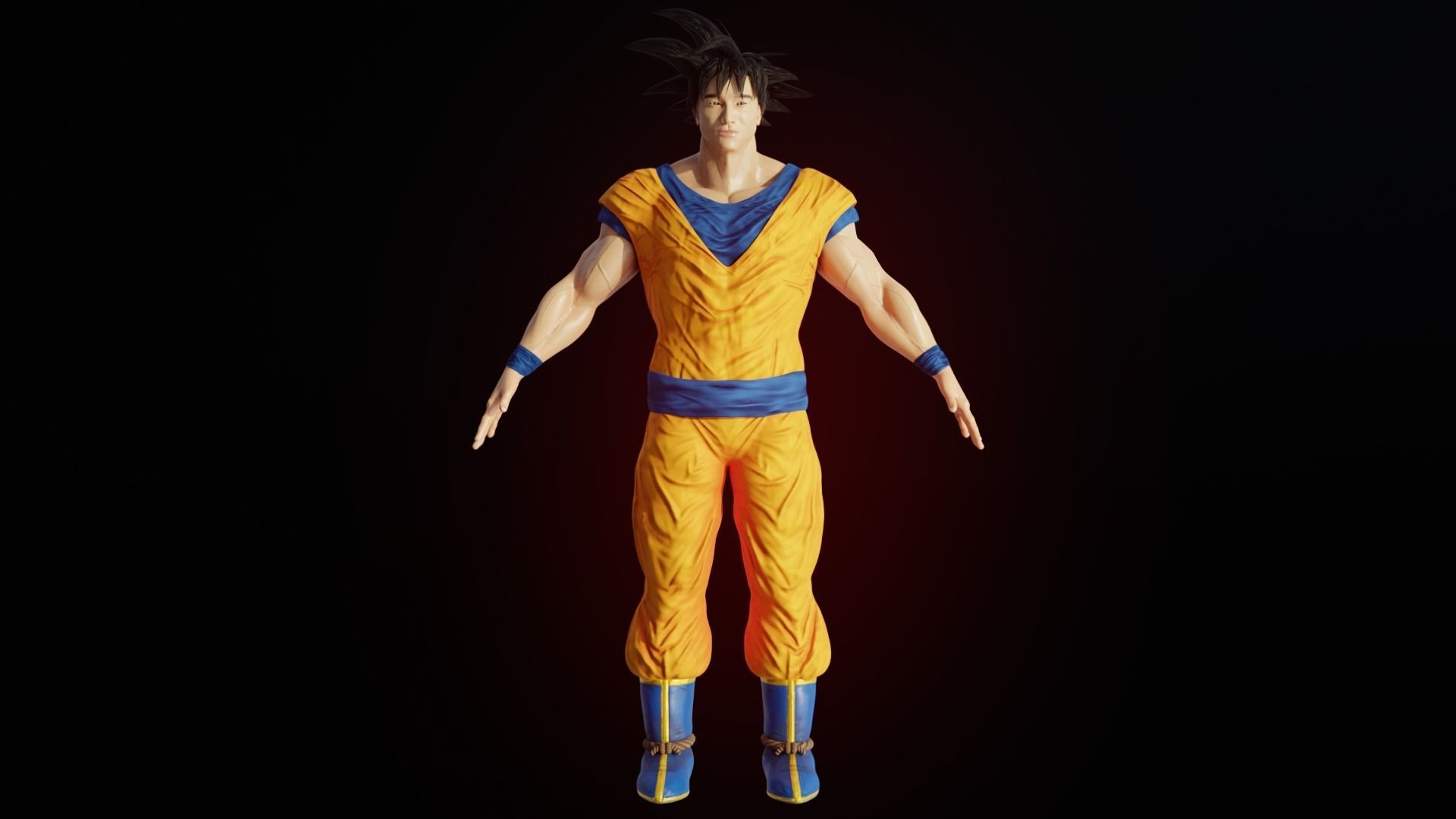 3D model Goku Kakarot VR / AR / low-poly | CGTrader
