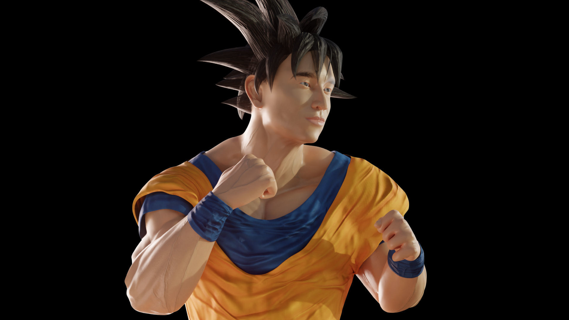 3D model Goku Kakarot VR / AR / low-poly | CGTrader