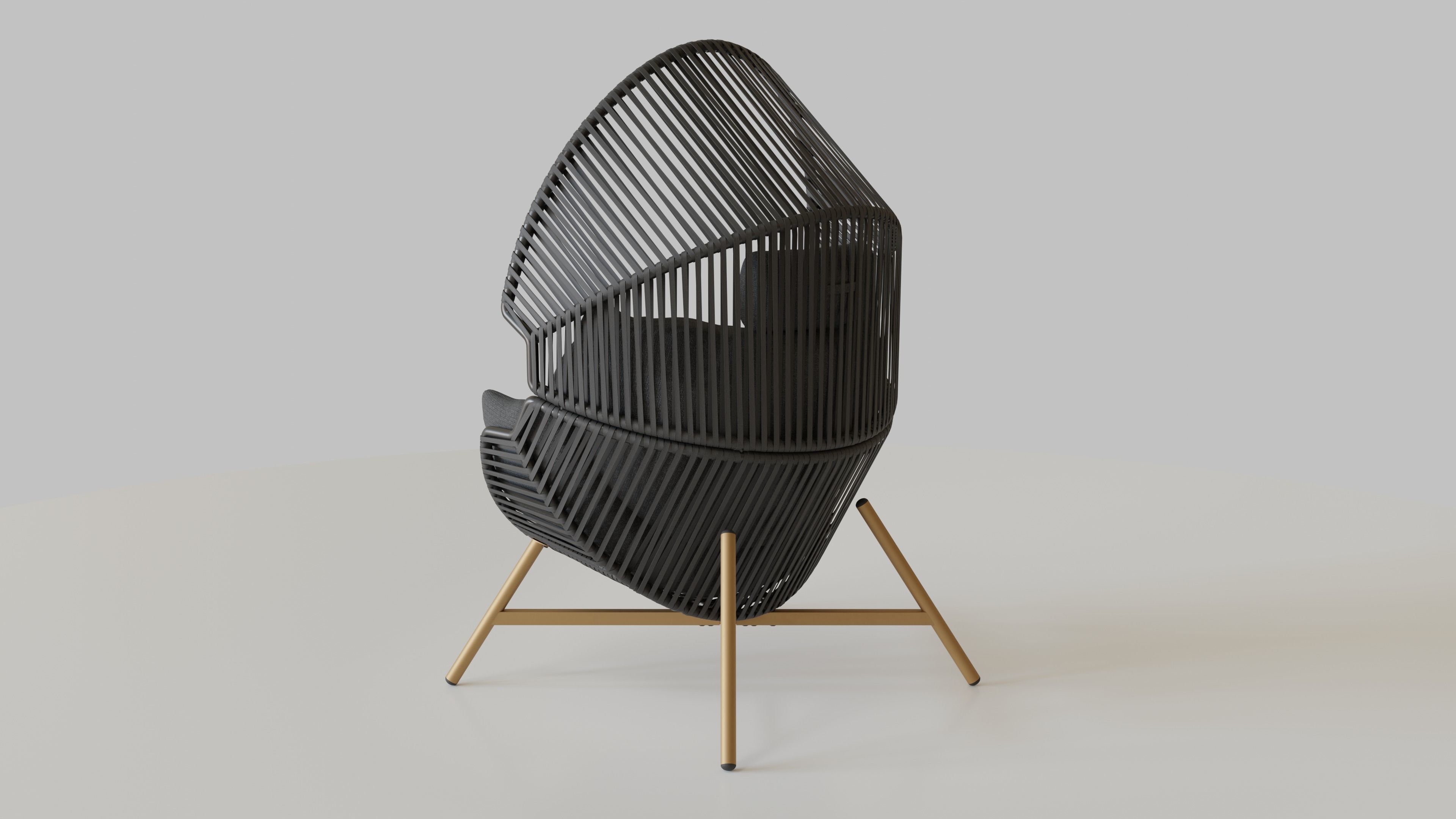 Outdoor Cocoon Chair 3D model | CGTrader