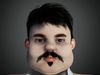 Semi Realistic Cartoon Character Fat Man Blender Iclone CC 3D model ...