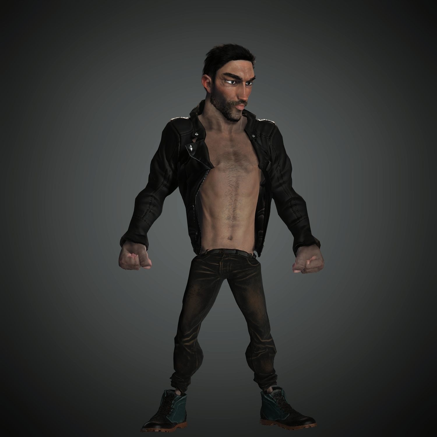 Mafia Cartoon Character Toons Man Blender Iclone Maya 3D model animated ...