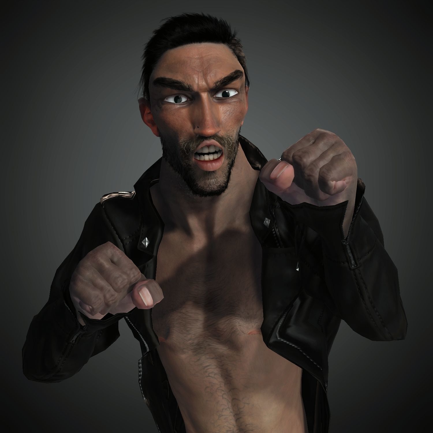 Mafia Cartoon Character Toons Man Blender Iclone Maya 3D model animated ...