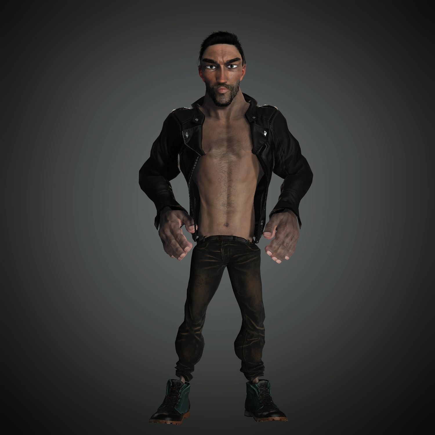 Mafia Cartoon Character Toons Man Blender Iclone Maya 3D model animated ...