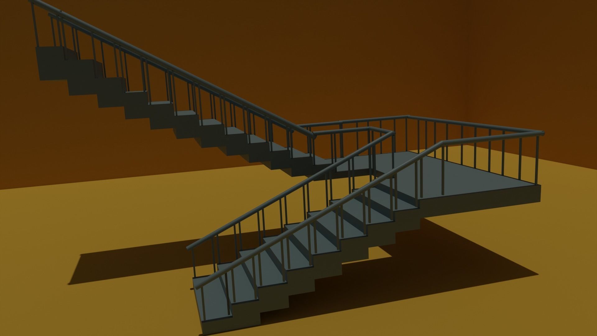 steps stairs free 3D model | CGTrader