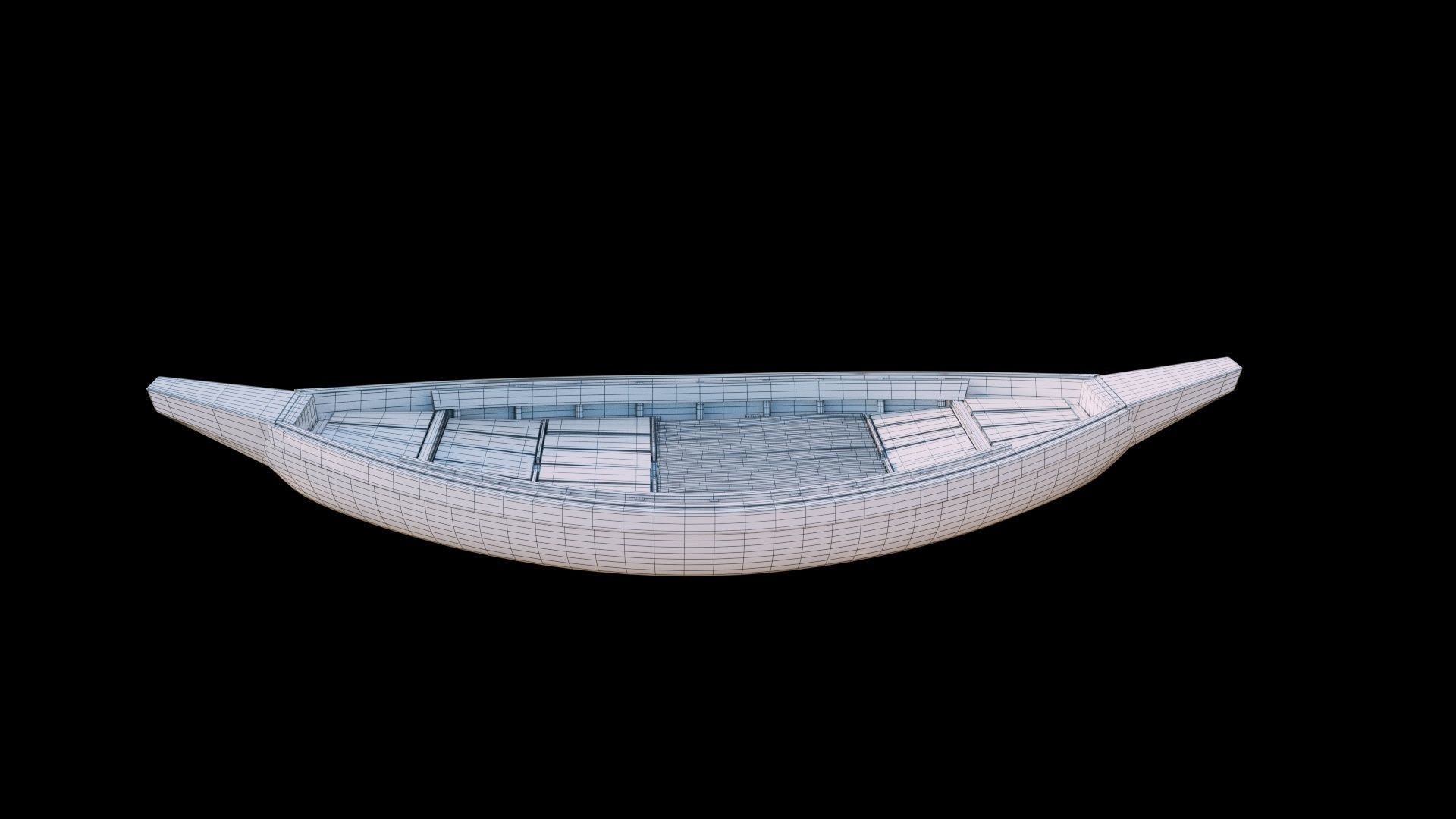 Bangladeshi Nouka Boat High Quality 3D model | CGTrader