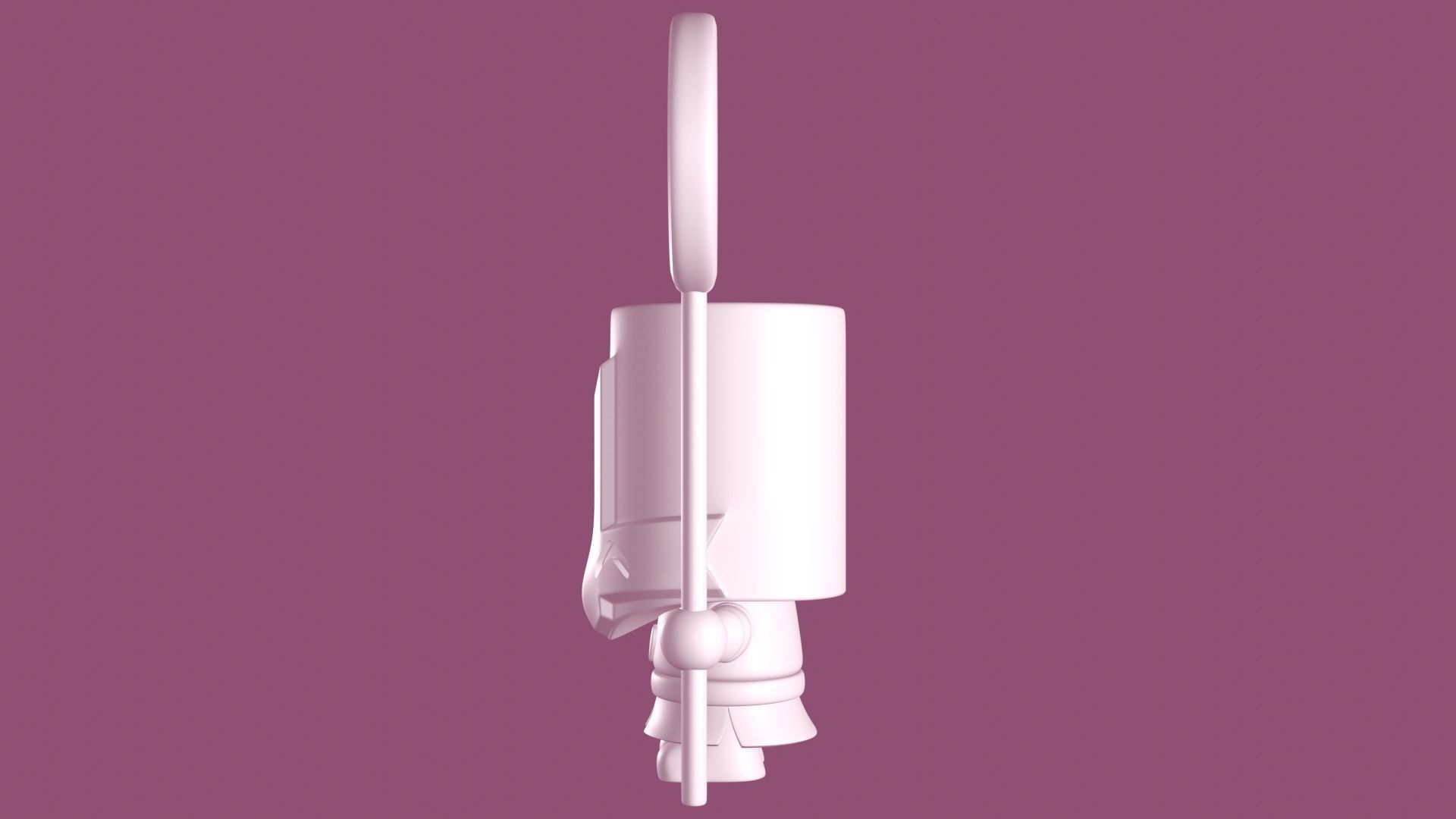 Pink Knight - Castle Crashers 3D model 3D printable | CGTrader