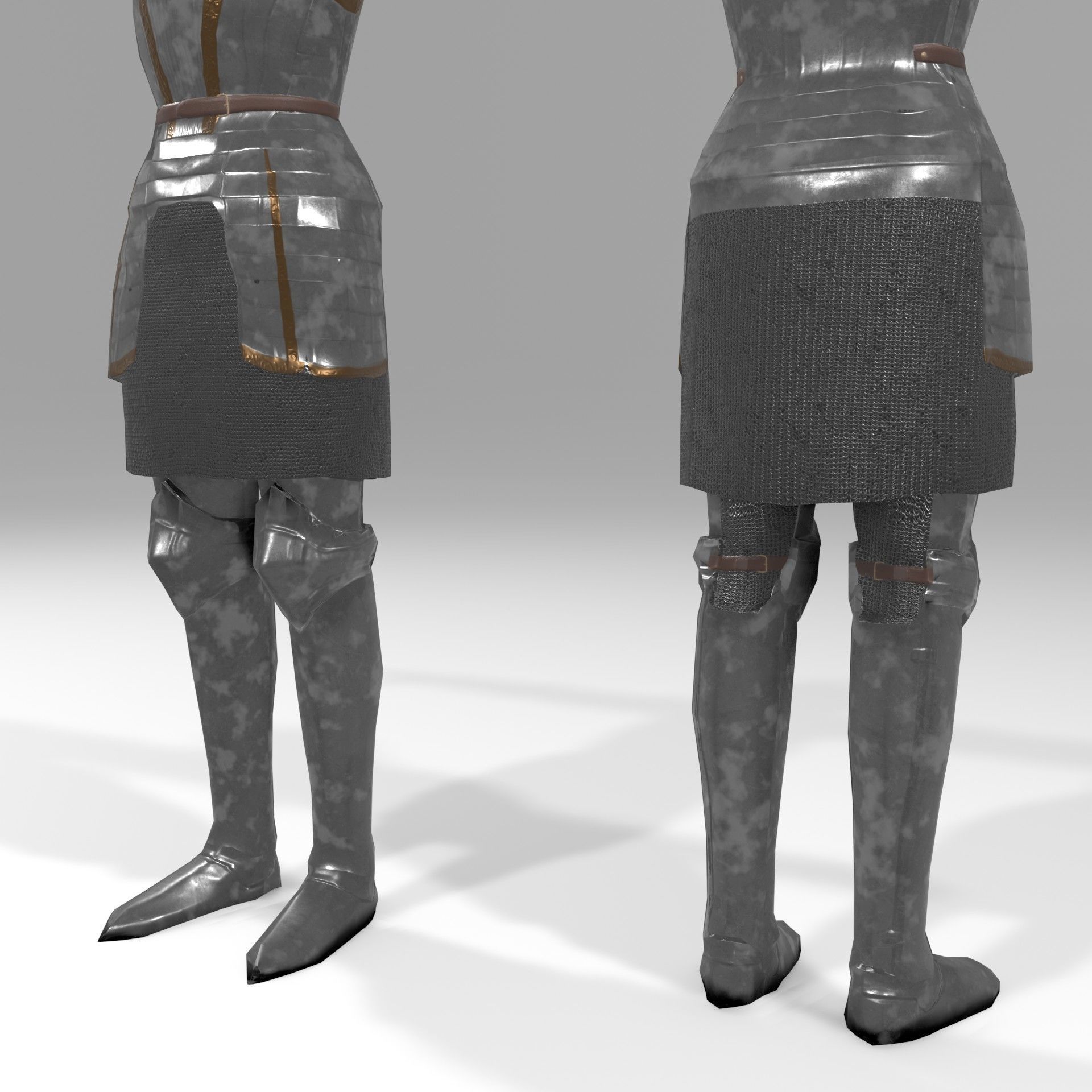 3D model Jeanne dArc pbr rigged gameready Unreal Engine Unity VR / AR ...