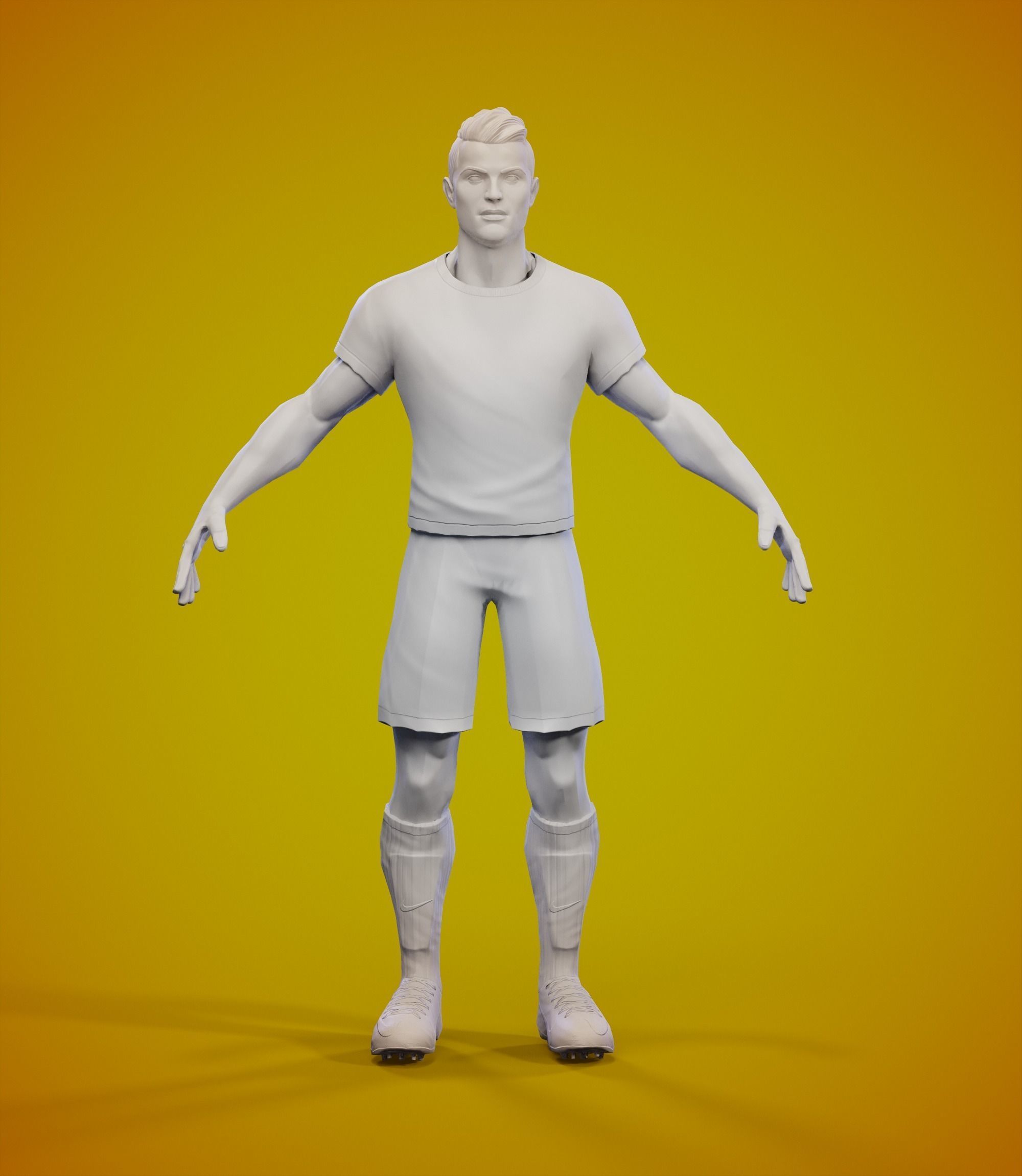 3D model Cristiano Ronaldo - Soccer Player VR / AR / low-poly | CGTrader