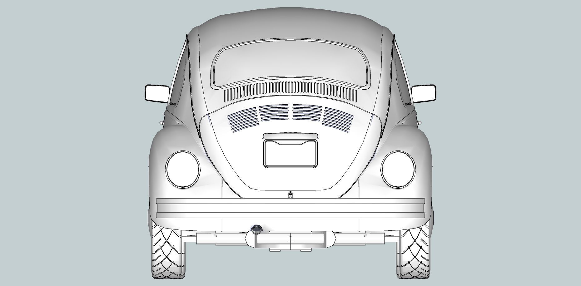 Volkswagen Ultima Edicion 2003 High Poly and Low Poly 3D model | CGTrader