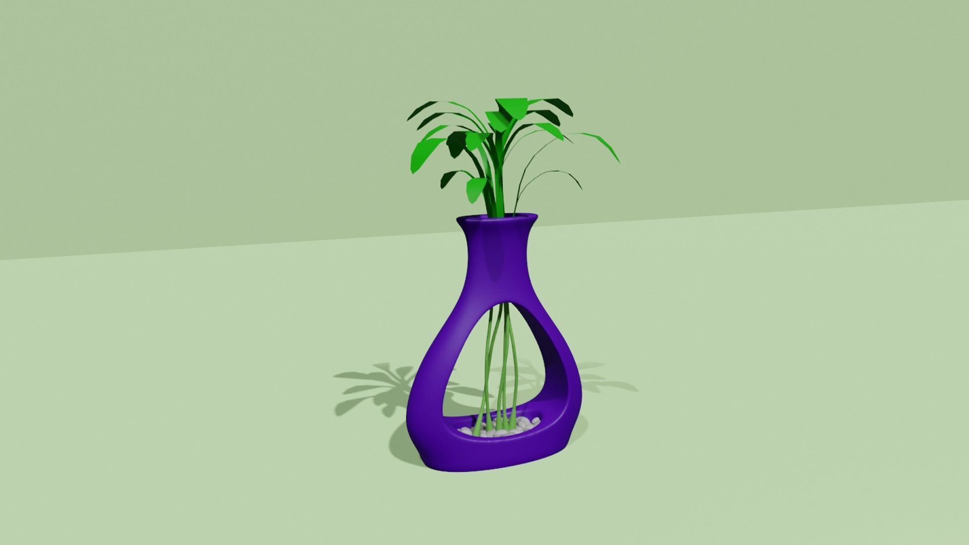 Empty Vases 01 - Modern Plant Vase - STL Printable 3D model 3D ...