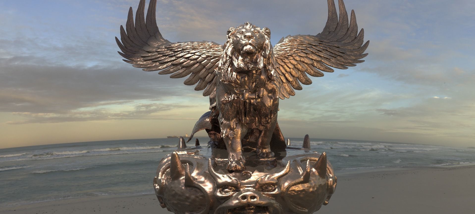 Great lion Aslan 3 3D model | CGTrader