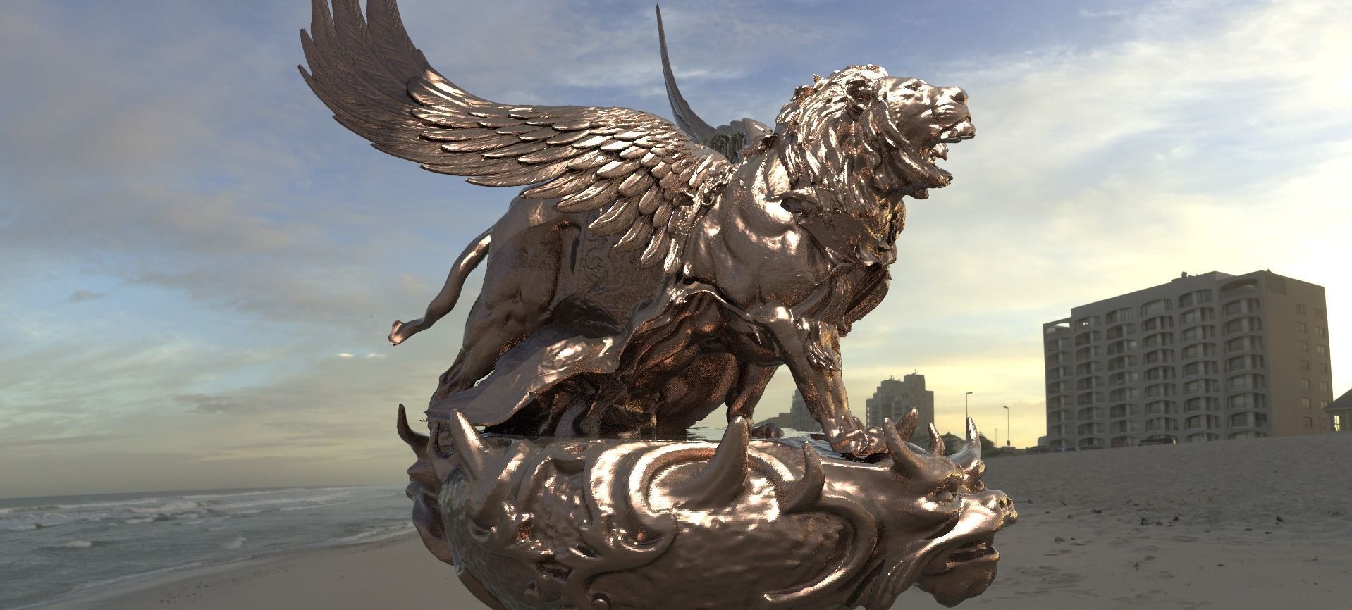 Great lion Aslan 3 3D model | CGTrader