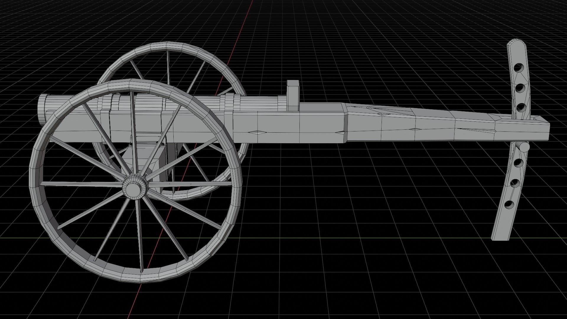 Cannon Century 15 th free 3D model | CGTrader