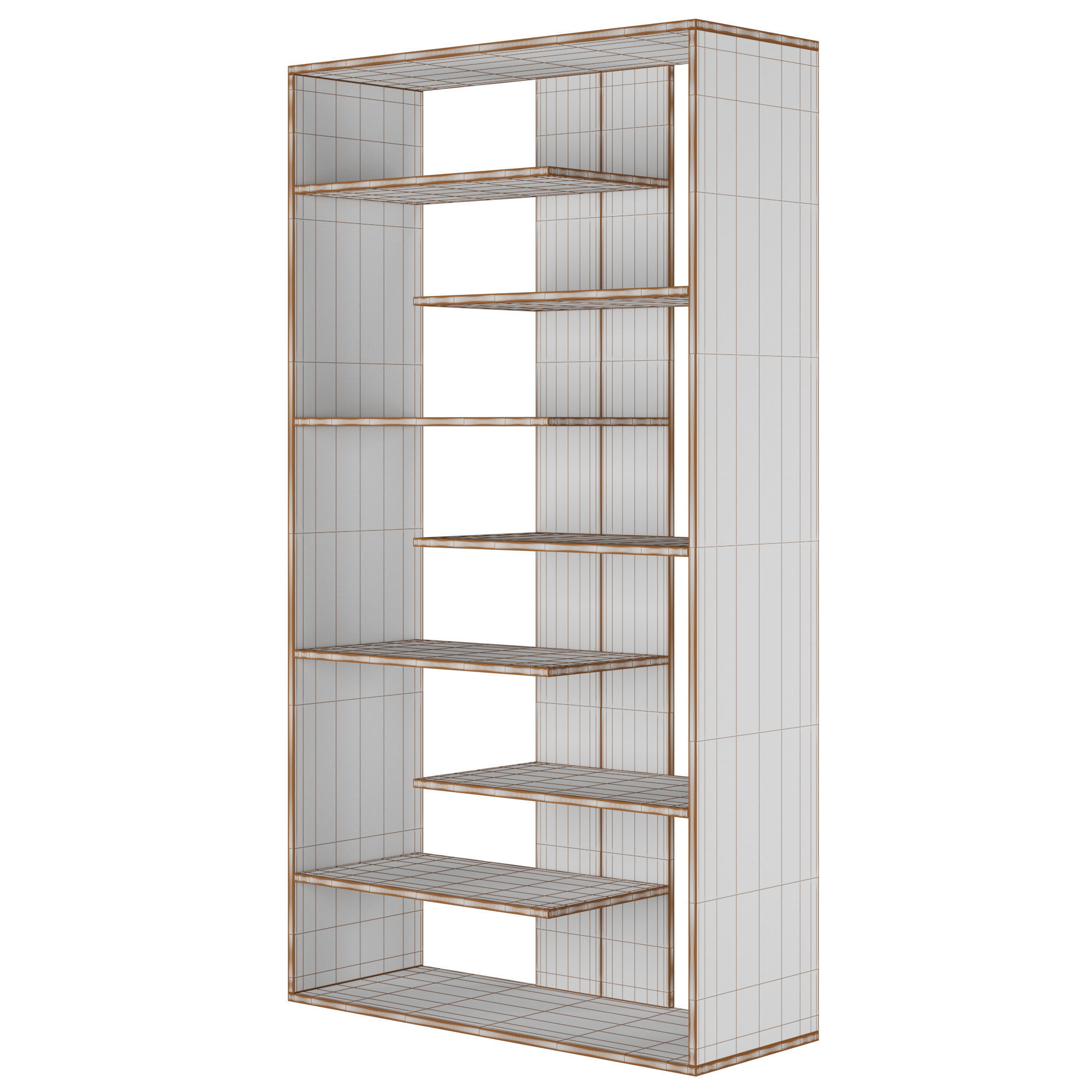 Atlas Sheesham Bookcase 3D model | CGTrader