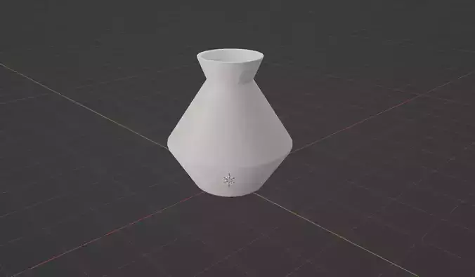 Vase simple white free 3D model 3D printable | CGTrader