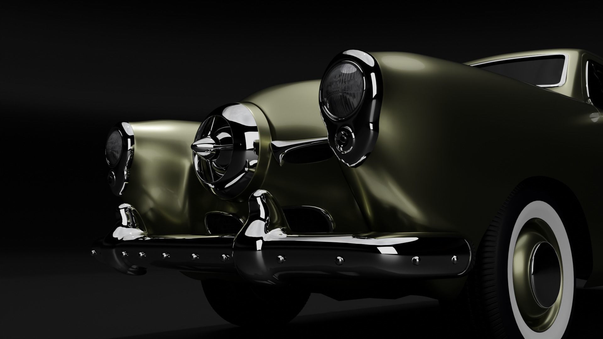 Studebaker Champion 1950 free 3D model | CGTrader