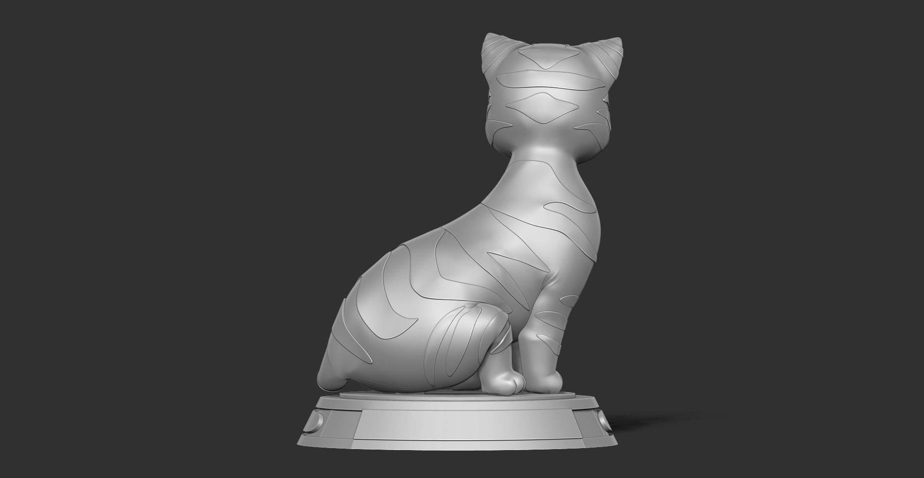 Cat 2023 3D model 3D printable | CGTrader