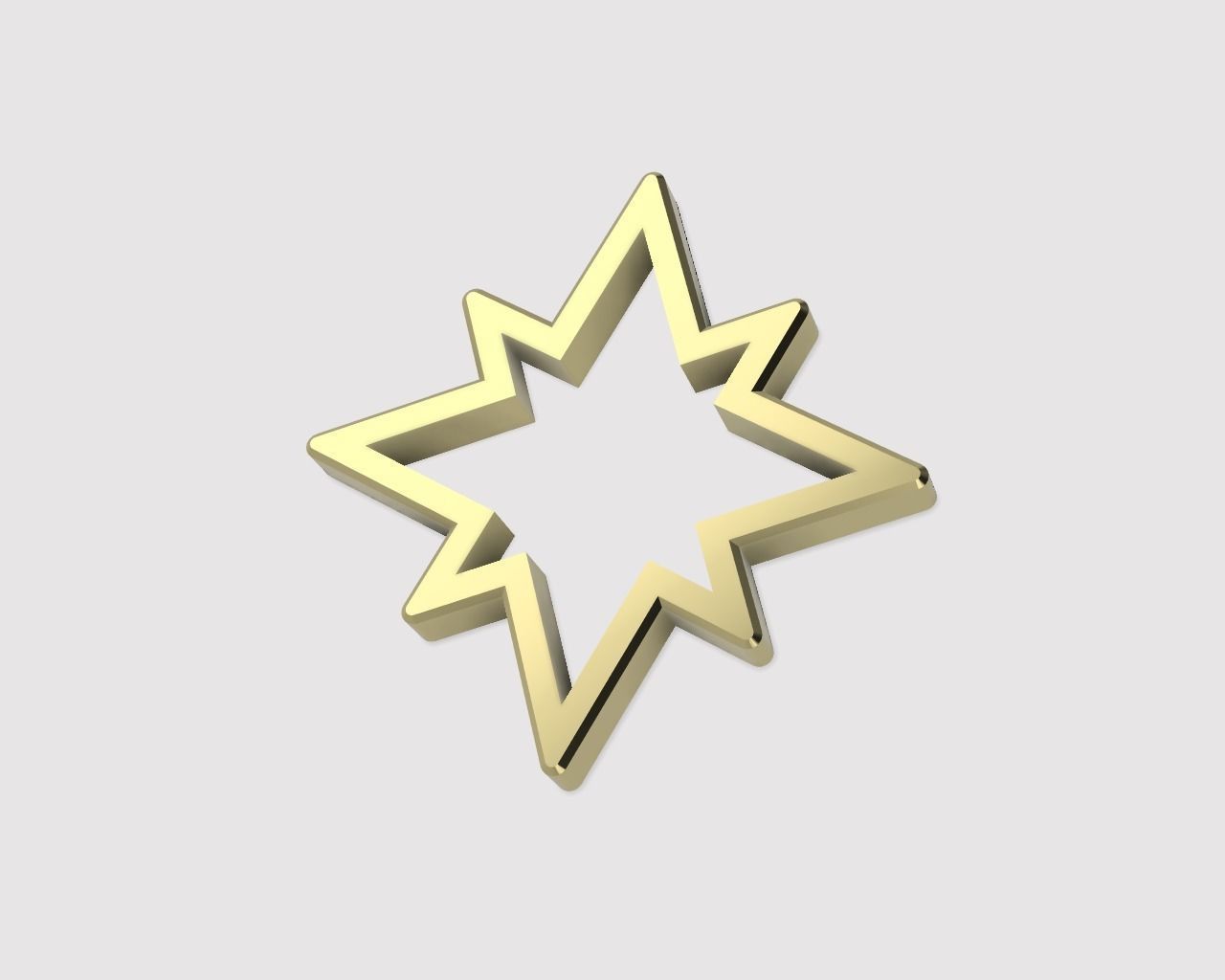 Set of six 3D models of stars ver-1 3D model 3D printable | CGTrader