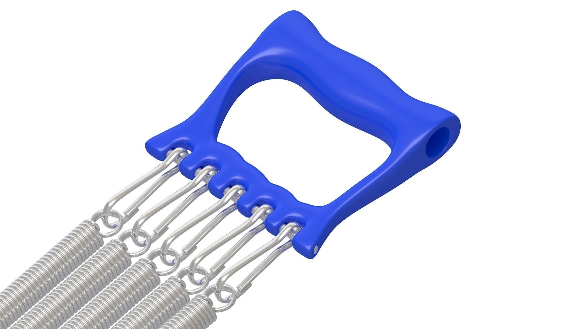 Spring Chest Expander Blue 3D model | CGTrader