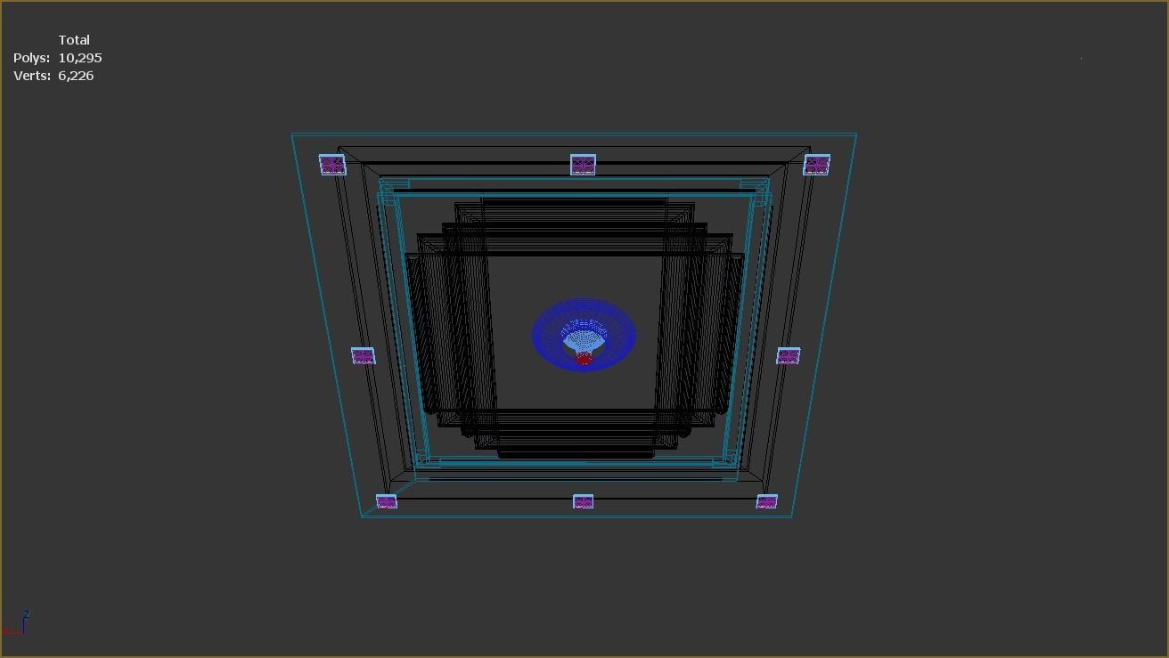 Bedroom Fall Celling 3D model | CGTrader