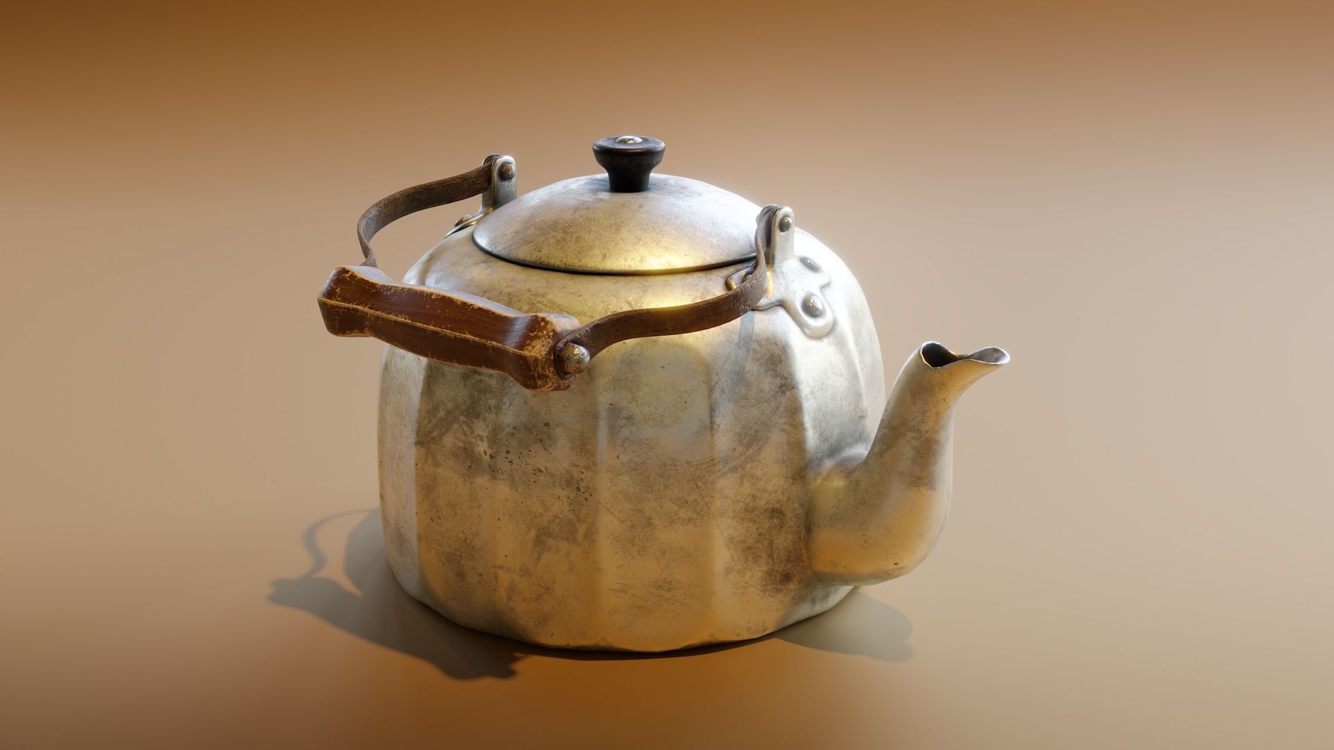 3D model Old Tea Kettle VR / AR / low-poly | CGTrader