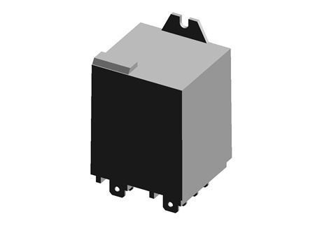 DPCO power relay,16A 12Vdc coil free 3D model | CGTrader