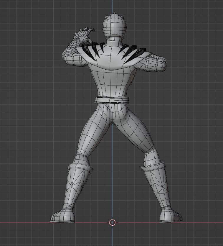 Green Ranger - Power Ranger 3D model rigged | CGTrader