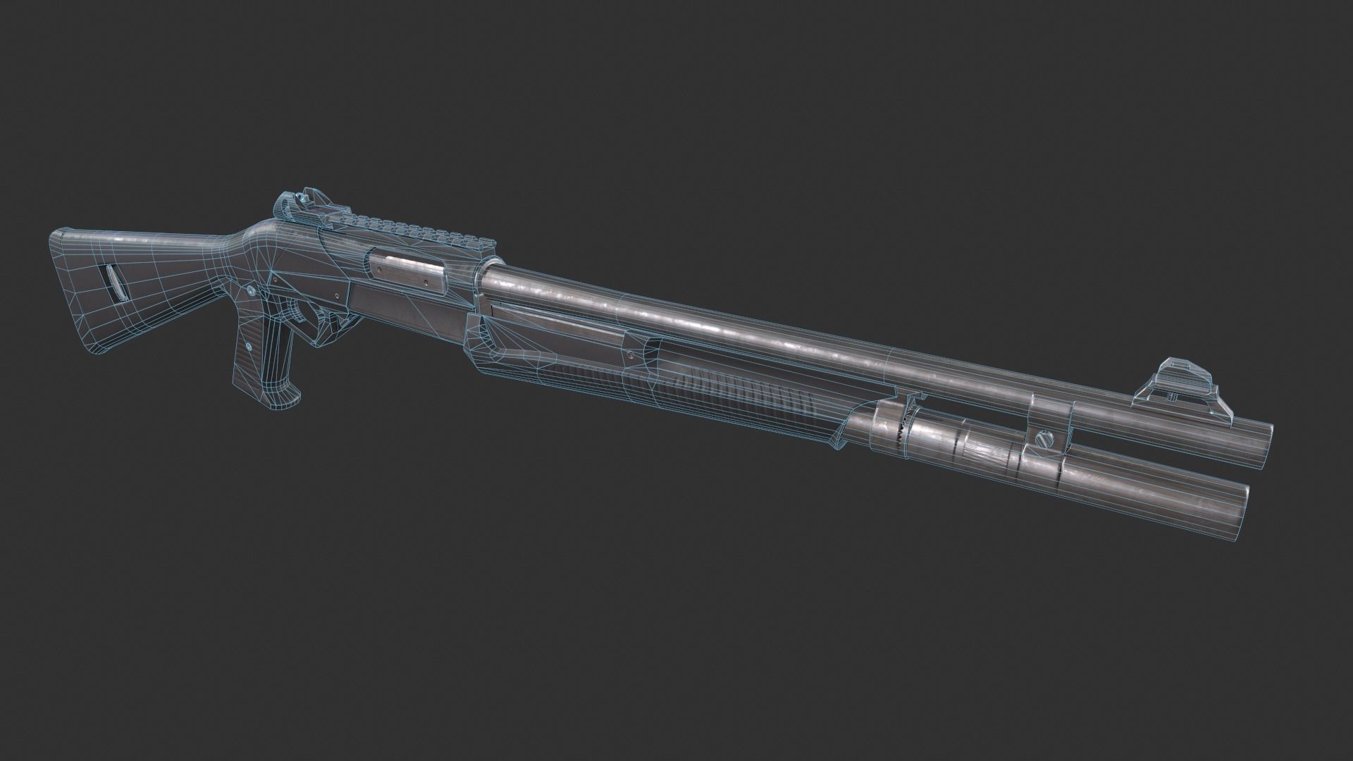 3D model Benelli Super Nova Shotgun VR / AR / low-poly | CGTrader