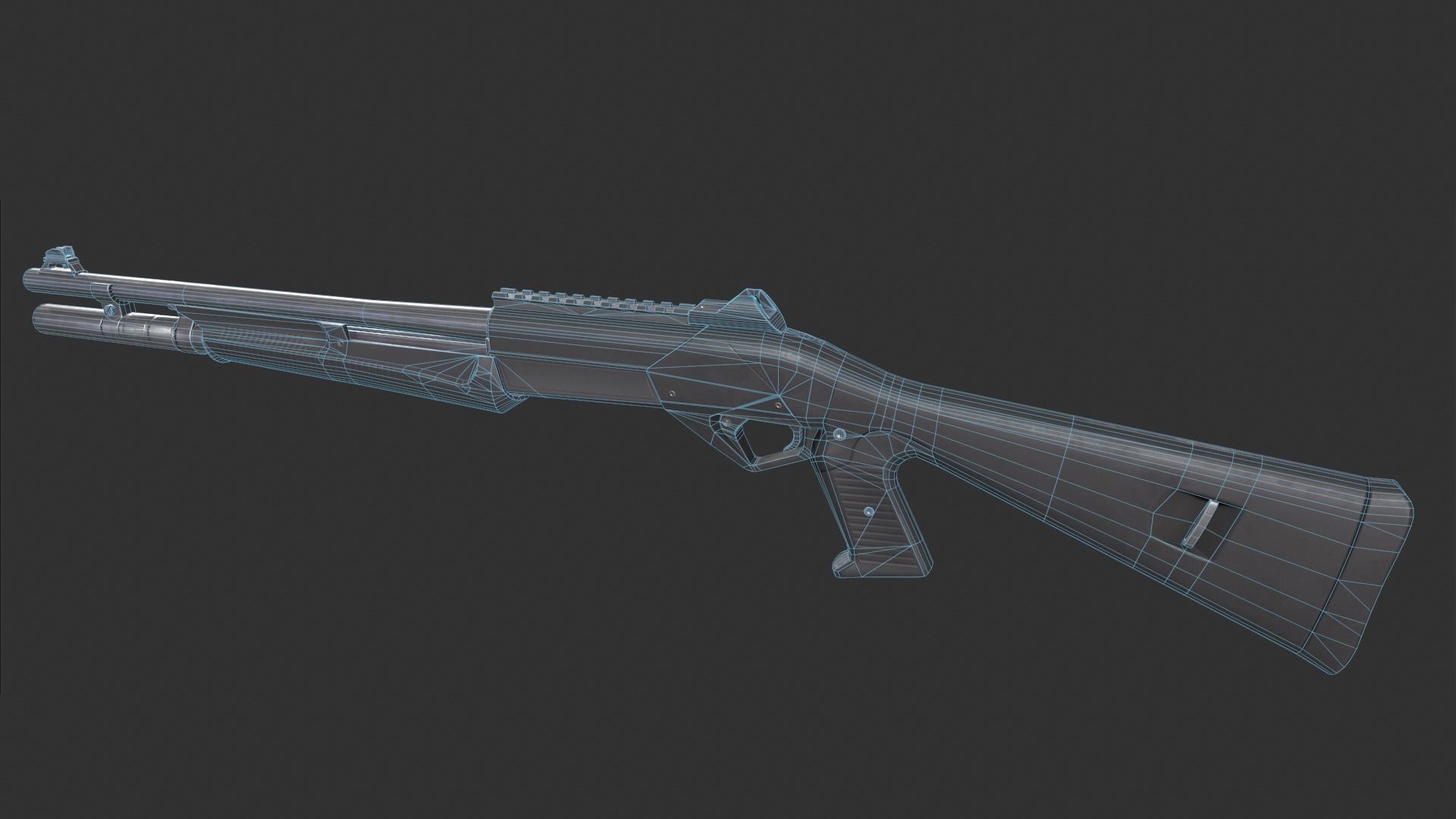 3D model Benelli Super Nova Shotgun VR / AR / low-poly | CGTrader