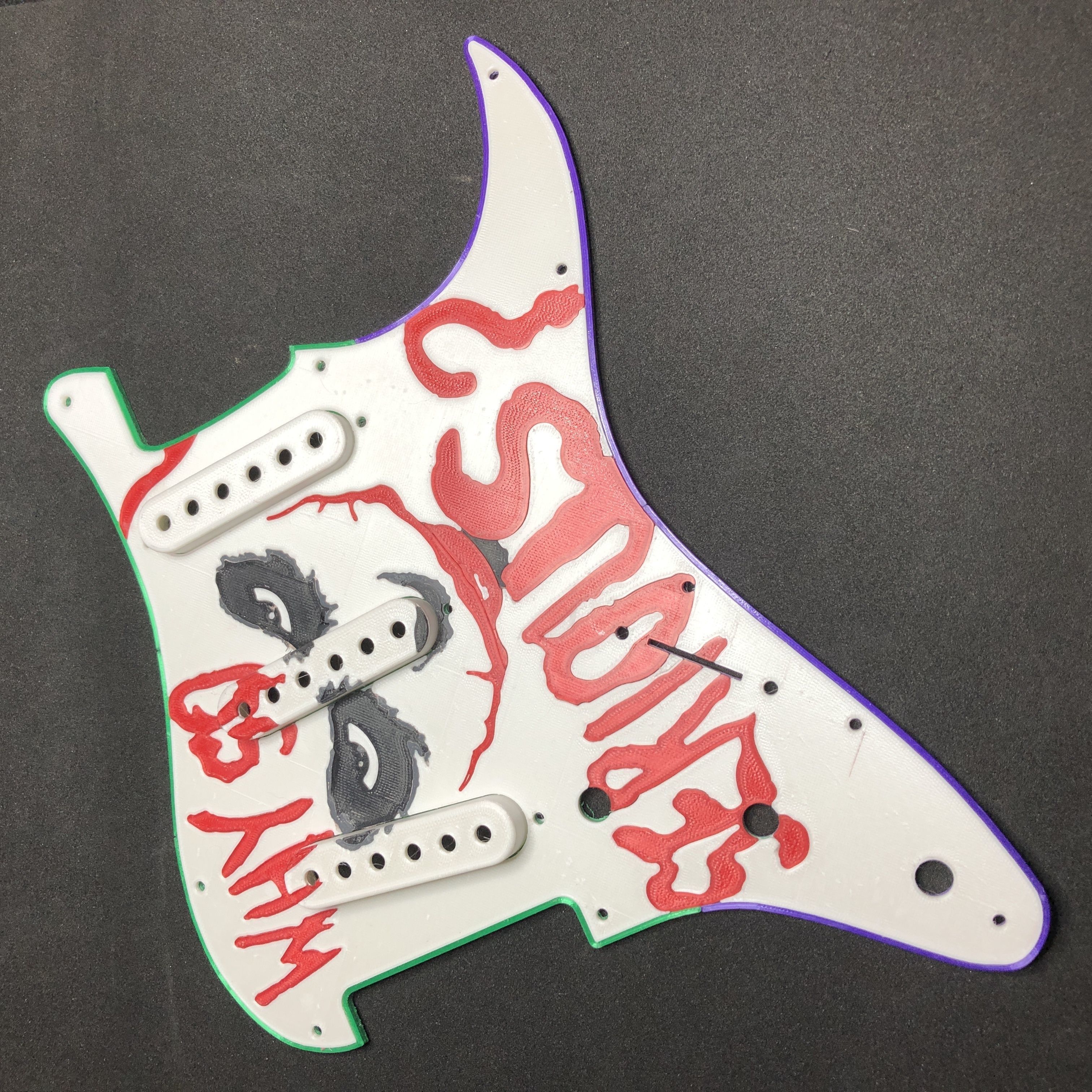 The Joker Why So Serious Scratchplate for Fender Stratocaster 3D model ...
