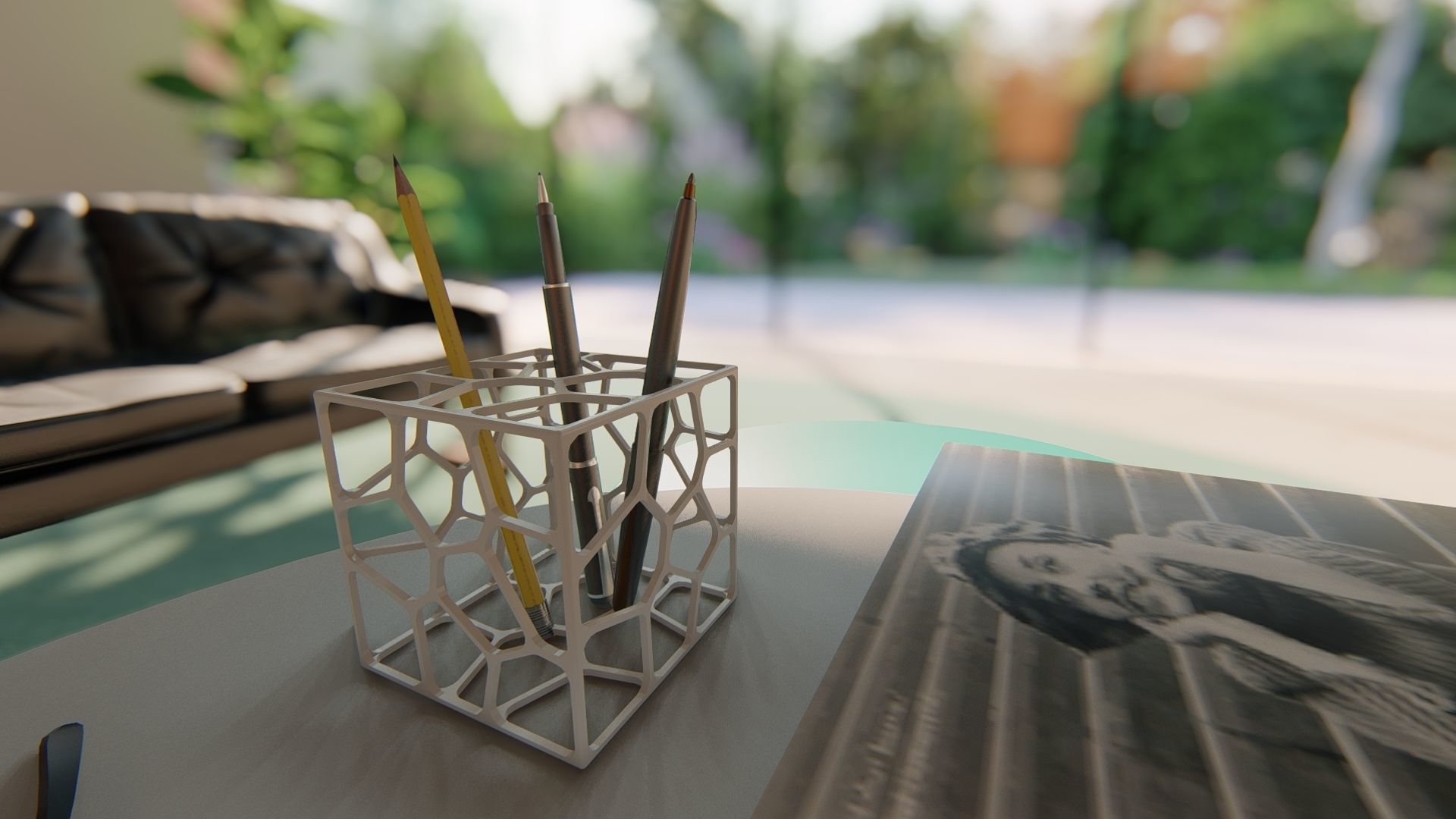 Avantconcept Cubic Parametric Pen Holder 3d Printable 3d Model 3d Printable Cgtrader