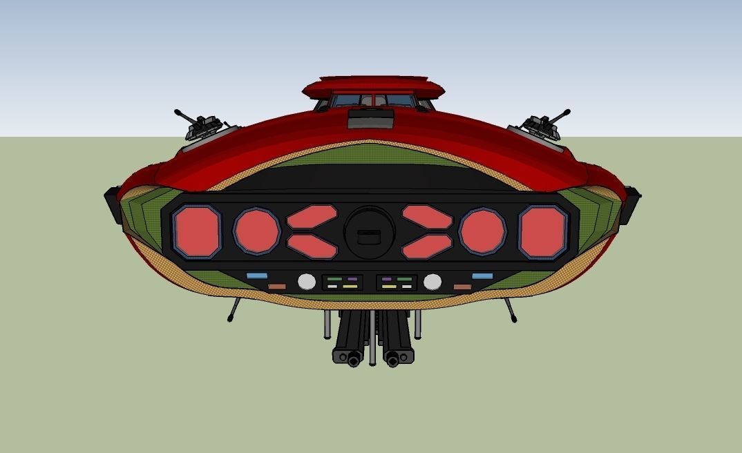 Red Supergiant - destroyer free 3D model | CGTrader