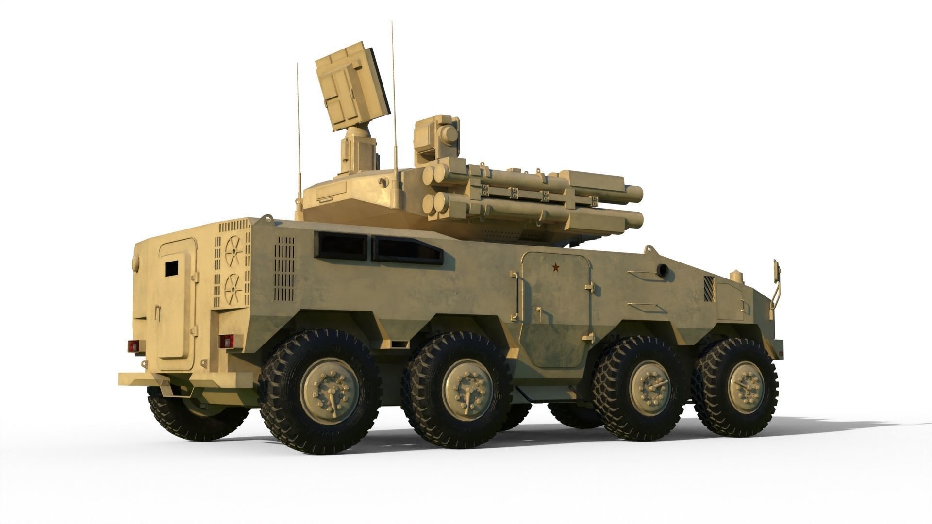 Type 625E AA Gun Missile System 3D model | CGTrader