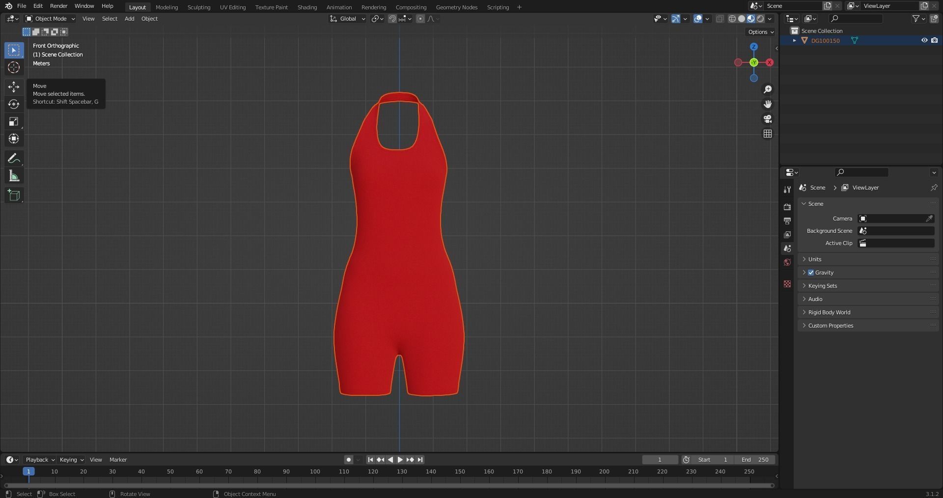 Double Strap One Piece Cheeky Swimsuit 3d Model Cgtrader