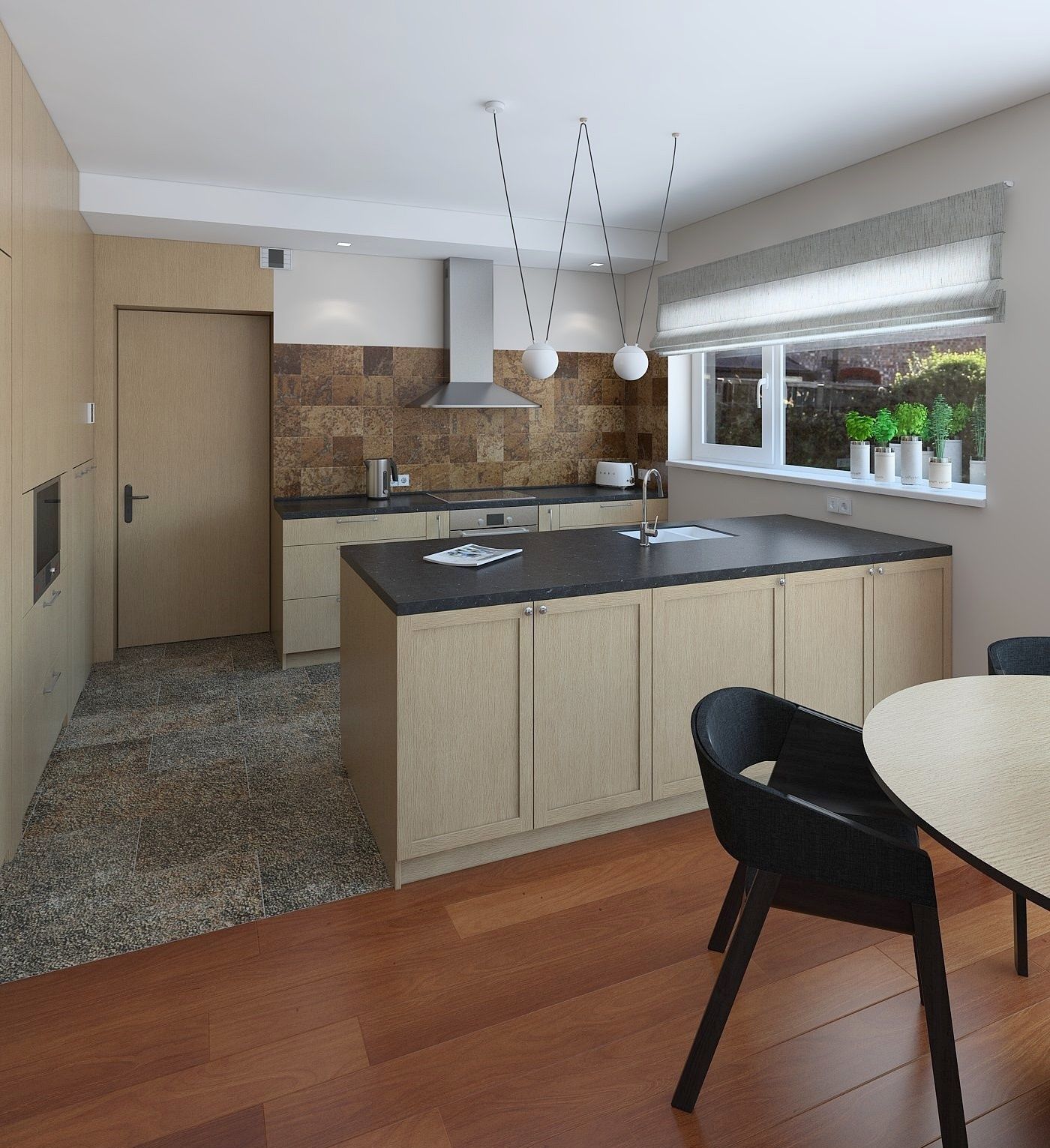 Kitchen renovation in an old house free 3D model | CGTrader