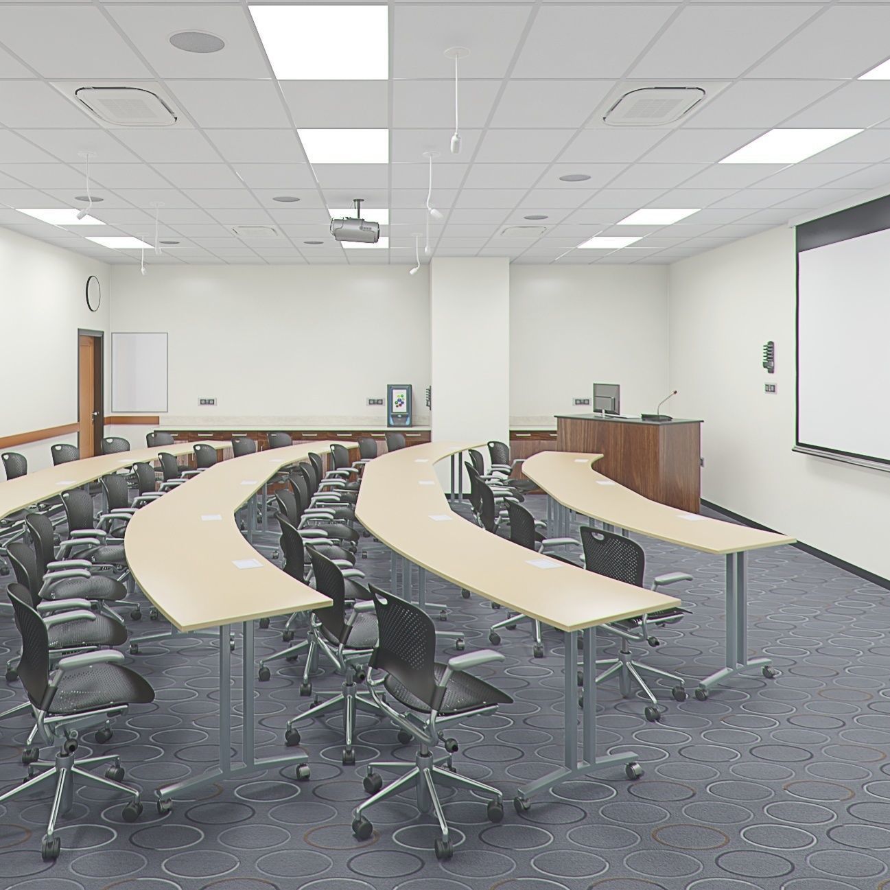 Classroom Architecture 006 V4 3D model | CGTrader