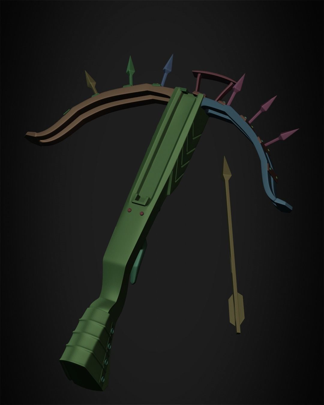 Raid Shadow Legends Pitiless One Crossbow for Cosplay 3D model 3D ...