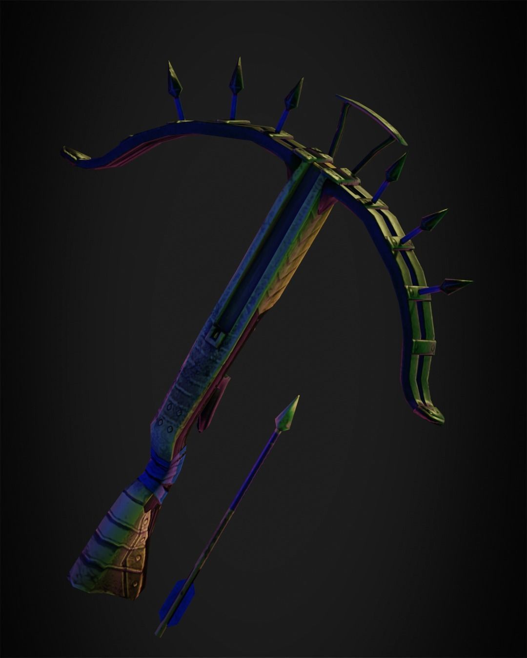 Raid Shadow Legends Pitiless One Crossbow for Cosplay 3D model 3D ...