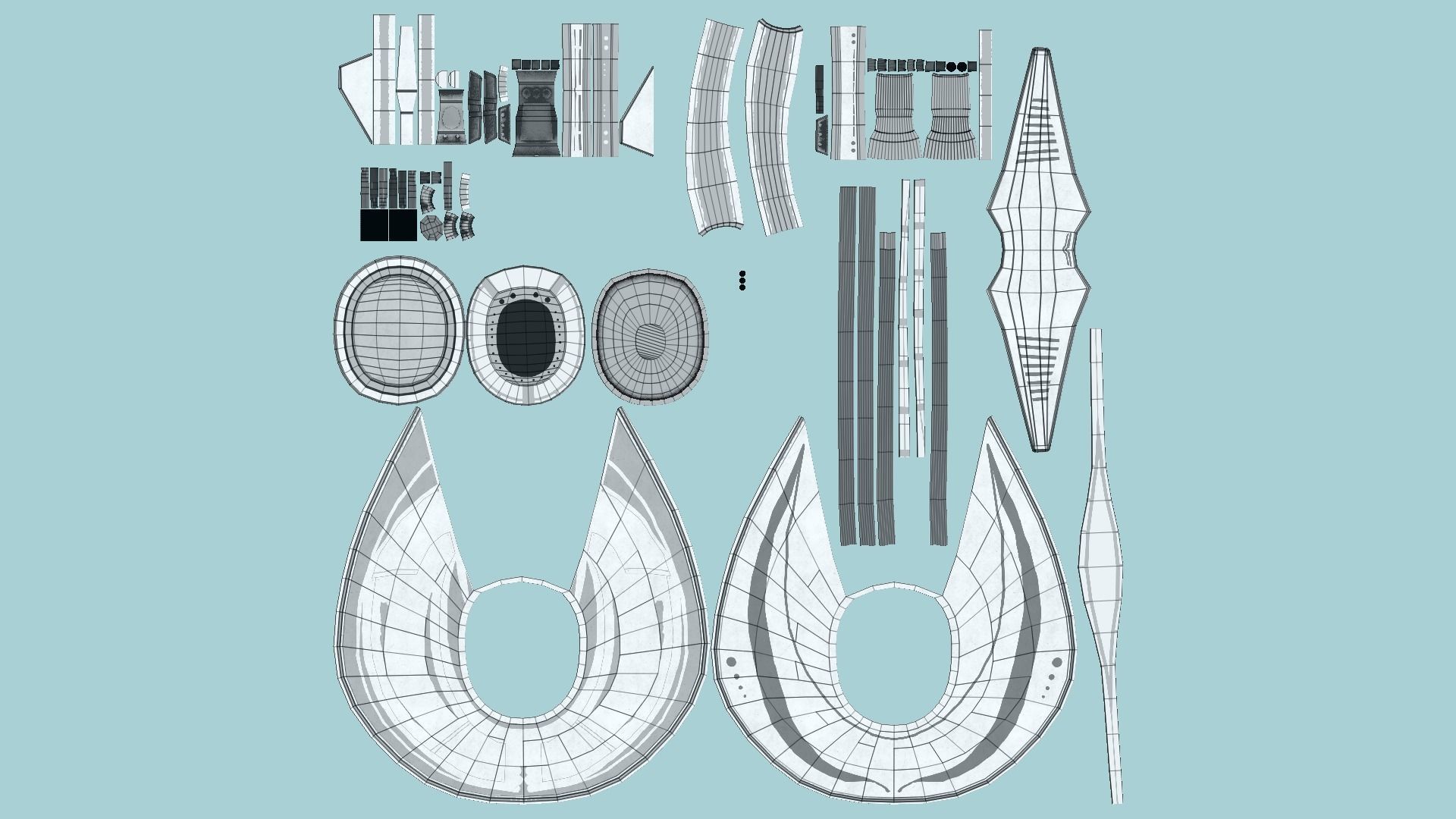 3D model Alien Spaceship UFO D01 Steel - Sci Fi Spacecraft Design VR ...