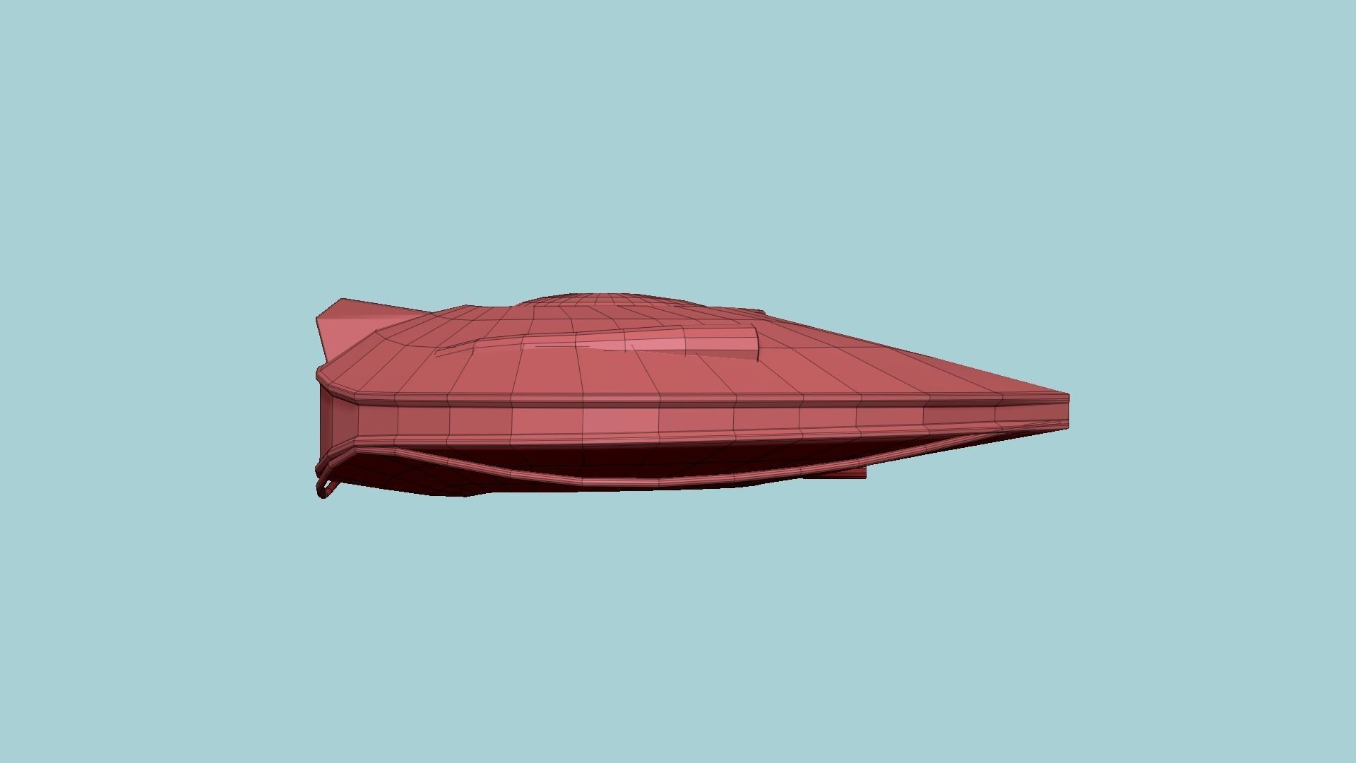 3D model Alien Spaceship UFO D02 Aluminum - Sci Fi Spacecraft Design VR ...