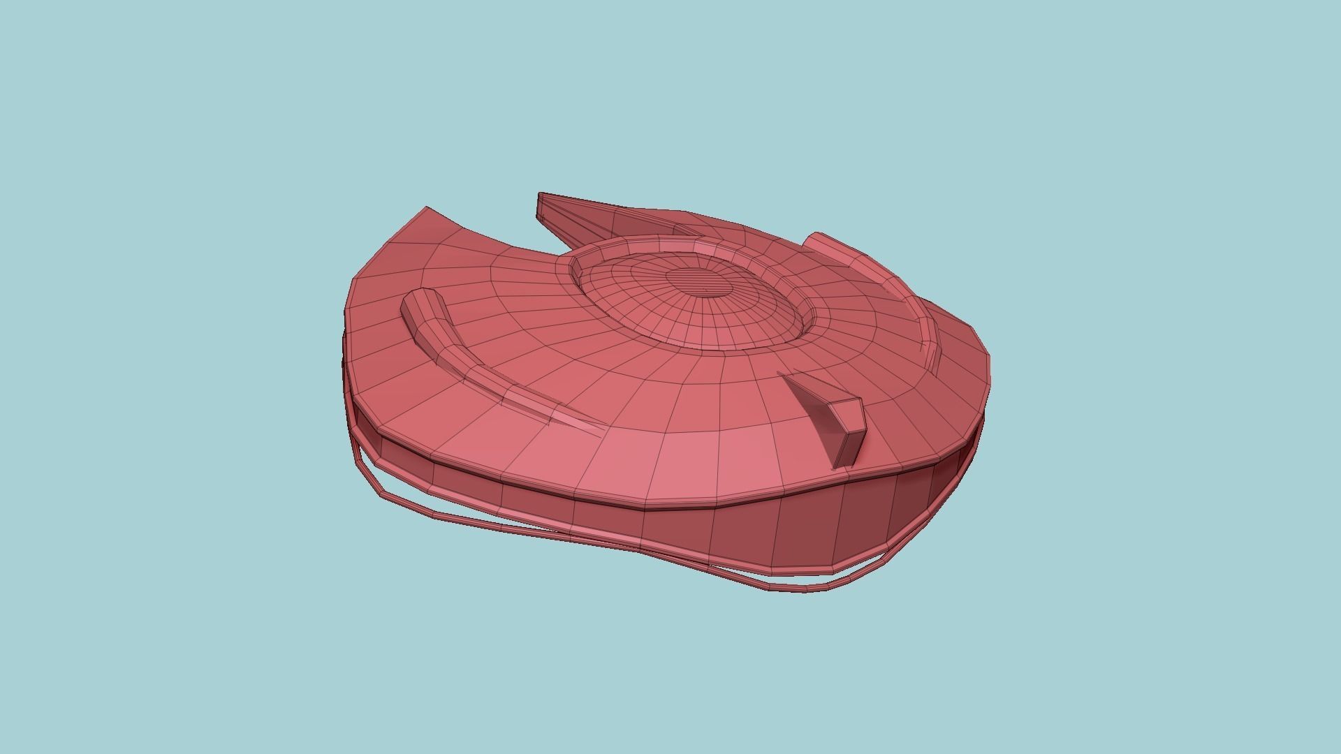 3D model Alien Spaceship UFO D02 Aluminum - Sci Fi Spacecraft Design VR ...