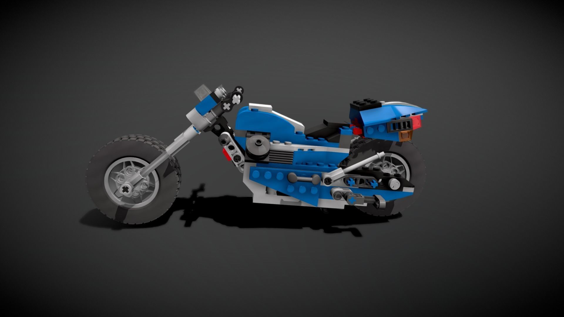 Lego Race Rider Street 3D model | CGTrader