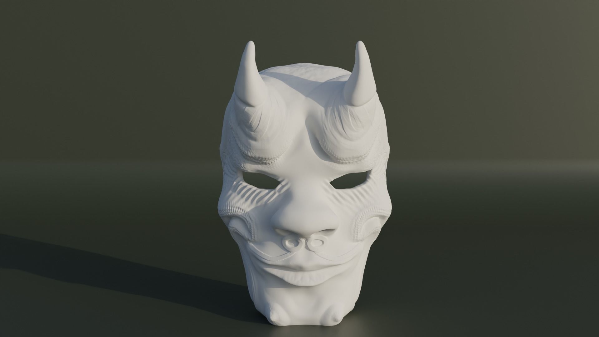 Devil Cosplay Mask Demon Face Mask 3D model 3D printable | CGTrader