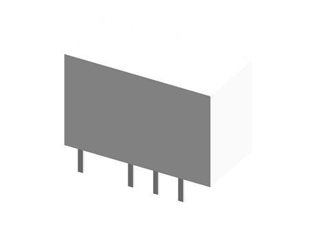 DPDT miniature PCB relay,2A 12Vdc coil free 3D model | CGTrader