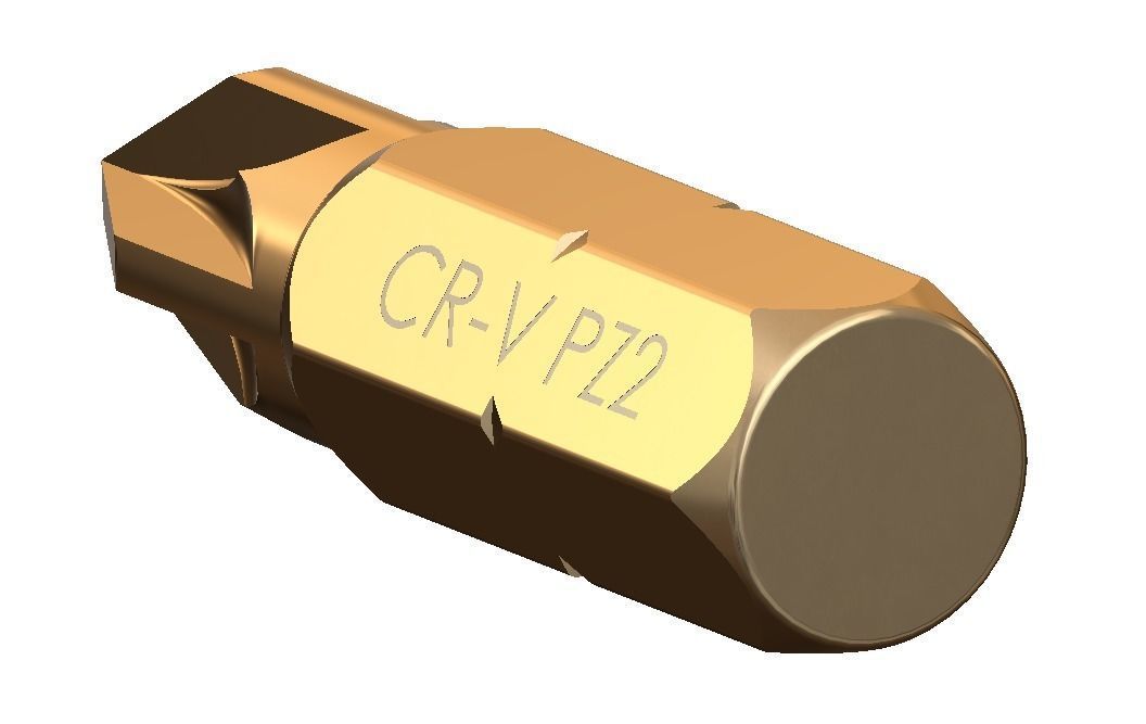 PZ2 Screw Bit 3D model 3D printable | CGTrader