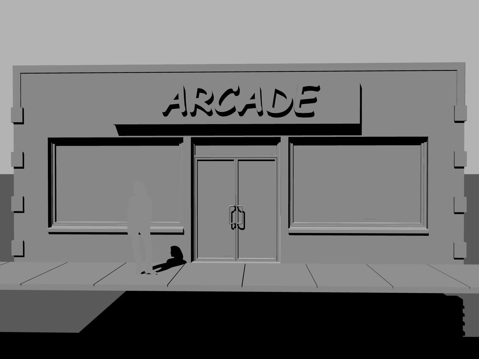 Small Arcade free 3D model | CGTrader